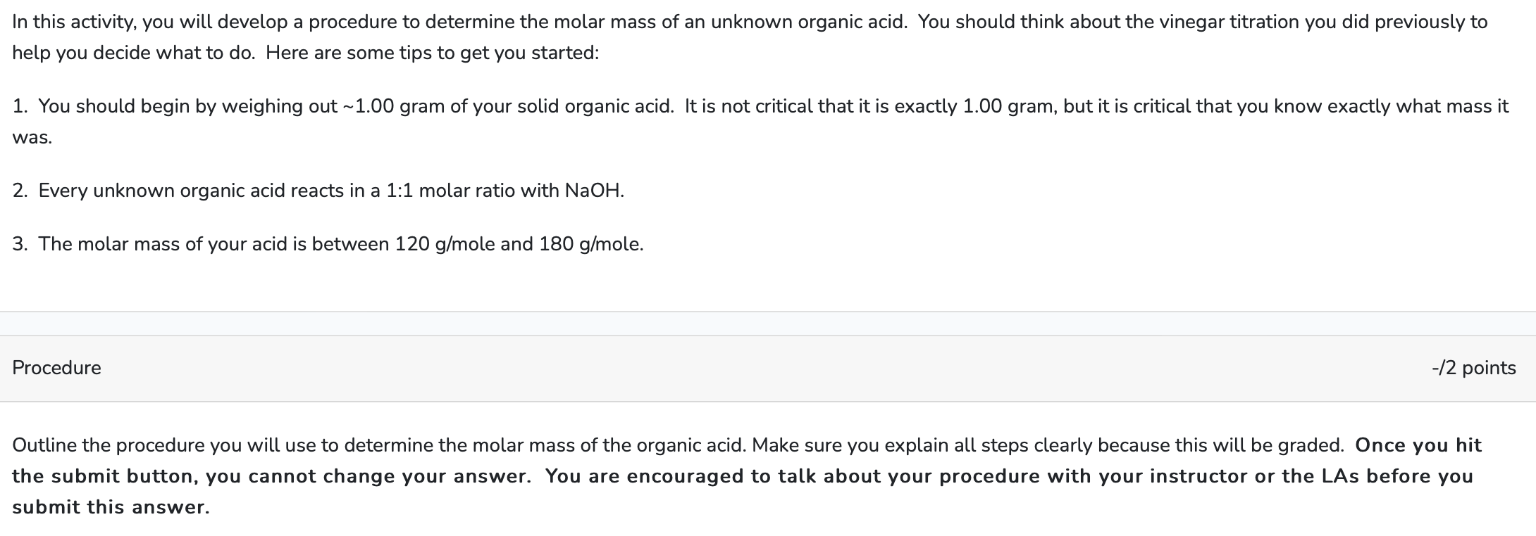 Solved In This Activity You Will Develop A Procedure To Chegg