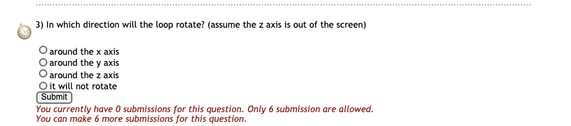 Solved A square loop of wire is carrying current in the | Chegg.com