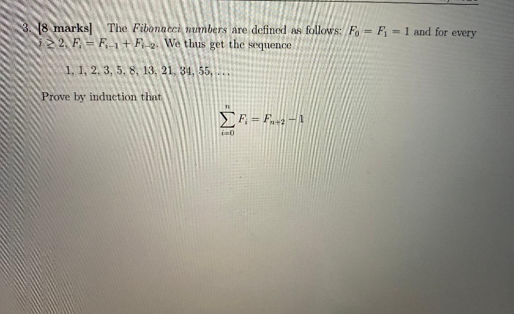 Solved This is an induction problem and you need to show 4 | Chegg.com