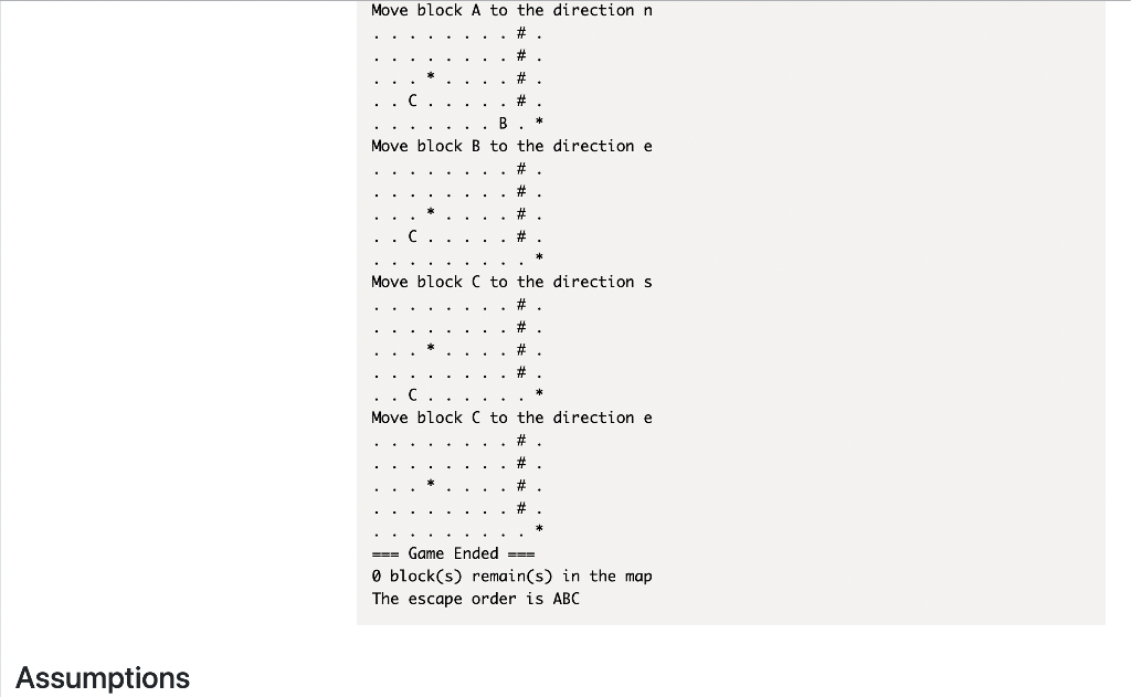 Solved COMP2011 PA1: Moving Blocks to Targets Game Note: The | Chegg.com