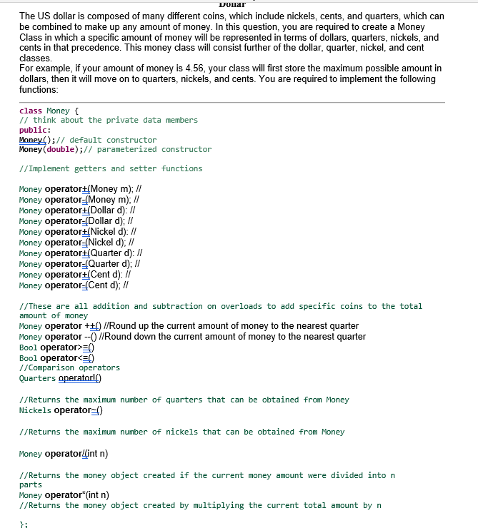 Solved The US dollar is composed of many different coins, | Chegg.com