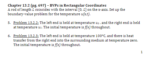 Solved Chapter 13.2 (pg. 697) - BVPs in Rectangular | Chegg.com