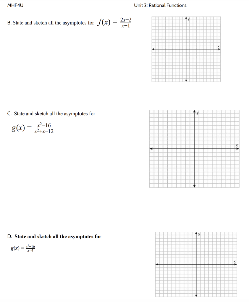 Solved Horizontal Asymptote Indicates The General Behaviour
