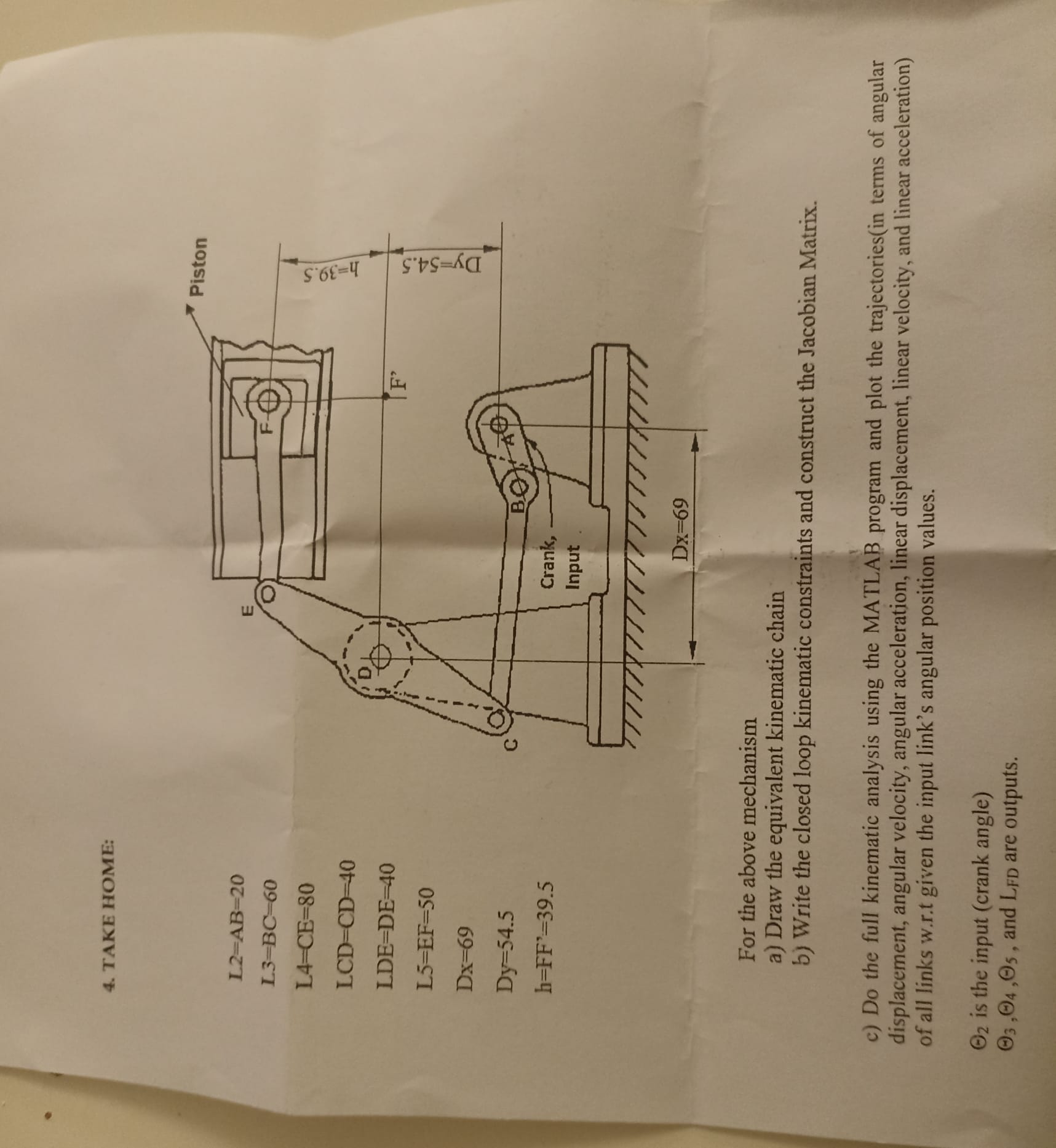Solved TAKE HOME:For the above mechanisma) ﻿Draw the | Chegg.com