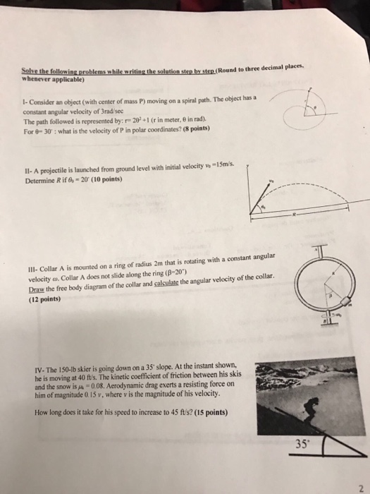 Solved Consider an object (with center of mass P) moving on | Chegg.com