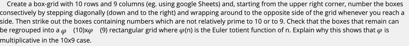 Create a box-grid with 10 rows and 9 columns (eg. | Chegg.com