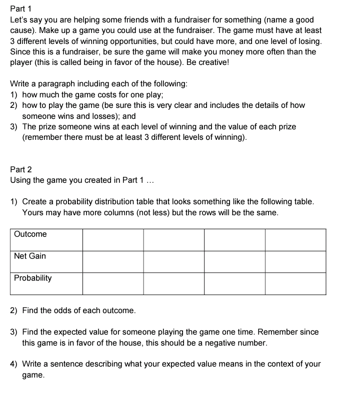 Part 1 Let's say you are helping some friends with a | Chegg.com