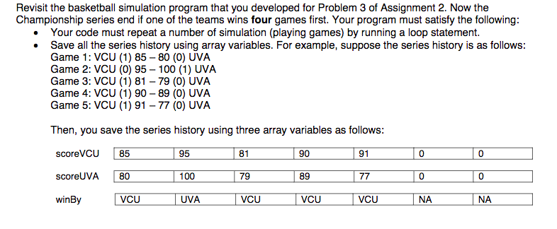 Solved Revisit the basketball simulation program that you | Chegg.com