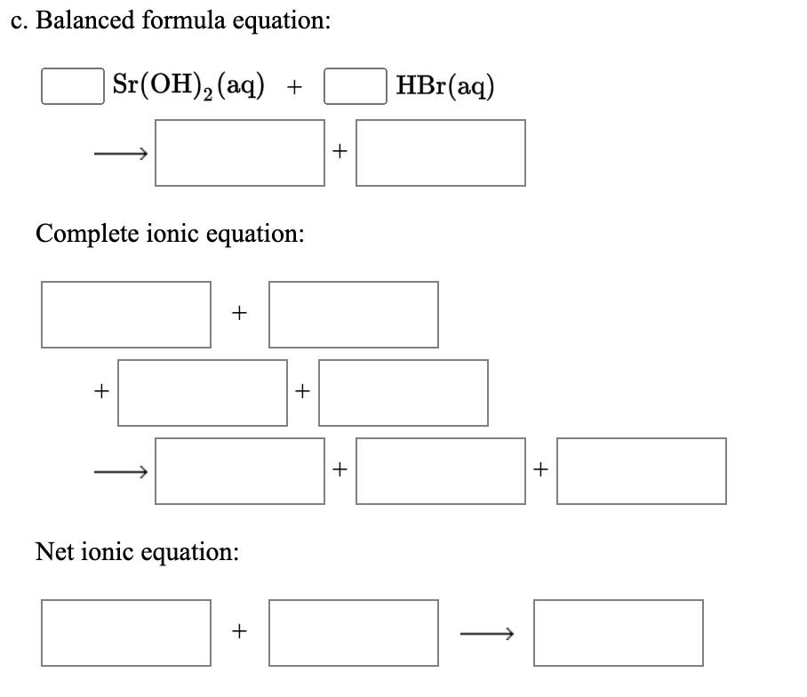 Solved Write The Balanced Formula Complete Ionic And Net Chegg