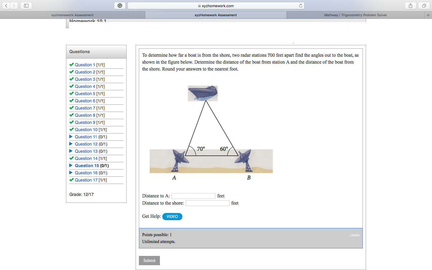 Solved xyzhomework.com G xyzHomework Assessment Mathway | | Chegg.com