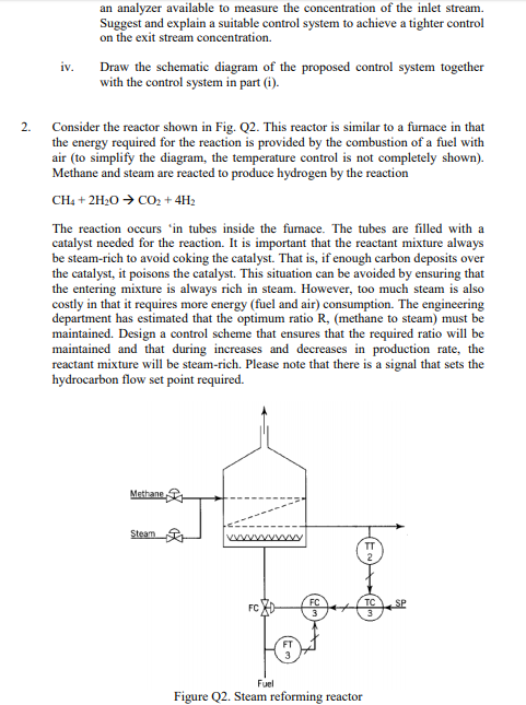 Solved an analyzer available to measure the concentration of | Chegg.com