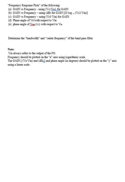 Procedure: 1.Using Multisim, you will measure the | Chegg.com