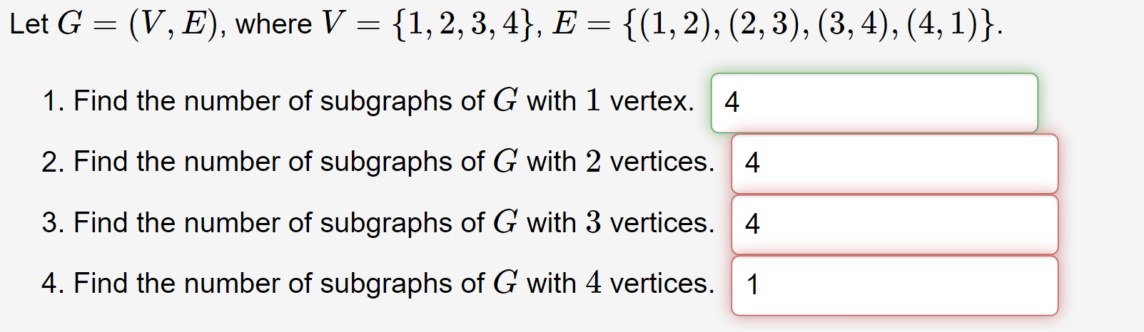 Solved Let G=(V,E), where | Chegg.com
