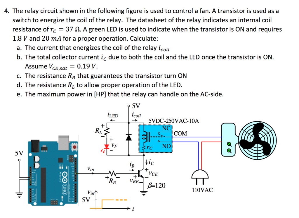 Solved 4. The relay circuit shown in the following figure is | Chegg.com