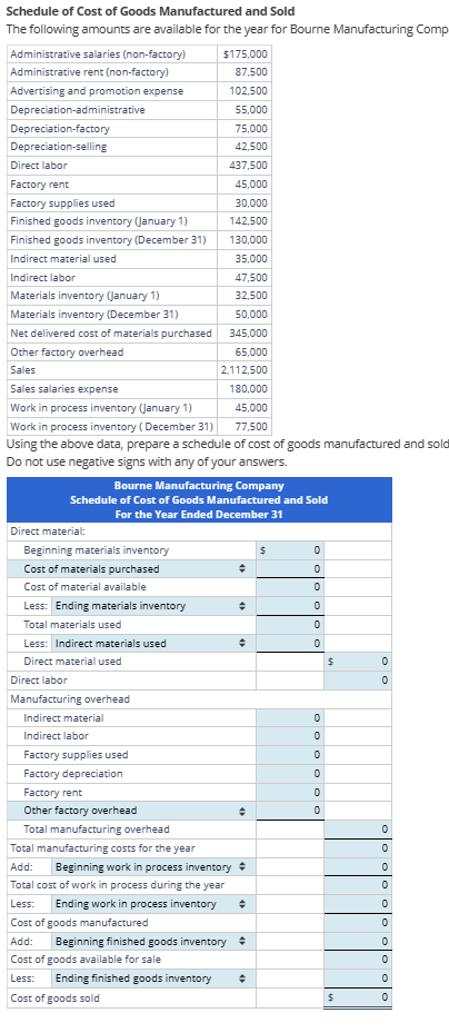 Solved Prepare an Income Statement for Bishop Manufacturing | Chegg.com