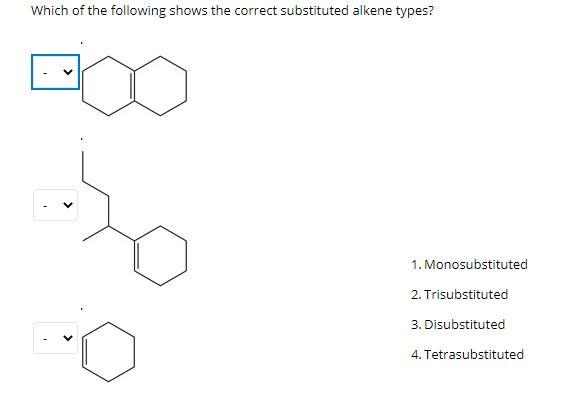 Solved Which of the following shows the correct substituted | Chegg.com