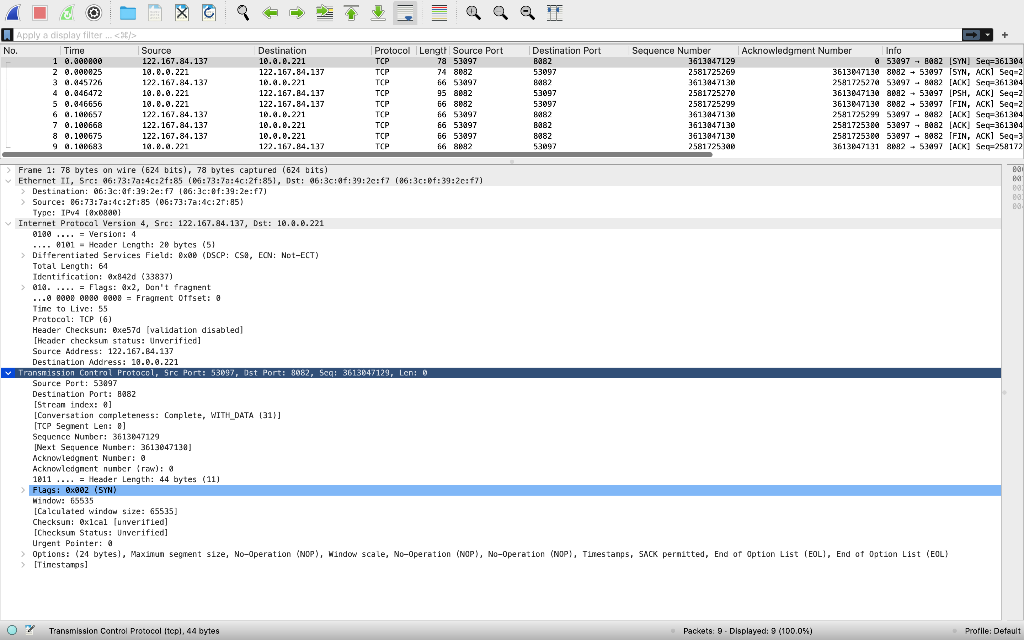 Solved Based on the Project02_01.pcap file, please answer | Chegg.com
