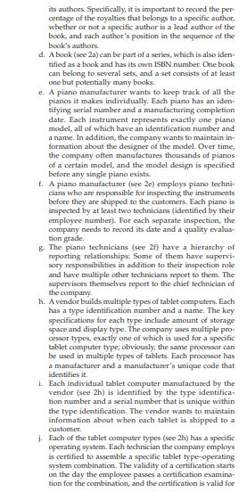 a. A book is identified by its ISBN number, and it | Chegg.com