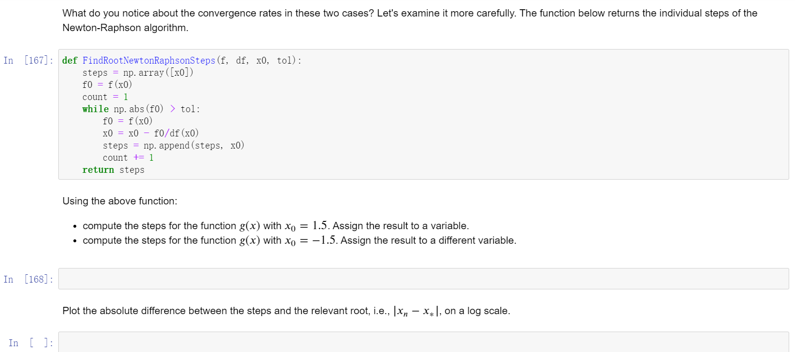 Solved The Newton-Raphson method usual converges | Chegg.com