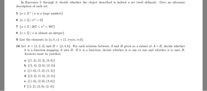 Solved defined. Give an alternate In Exercises 5 through 8, | Chegg.com