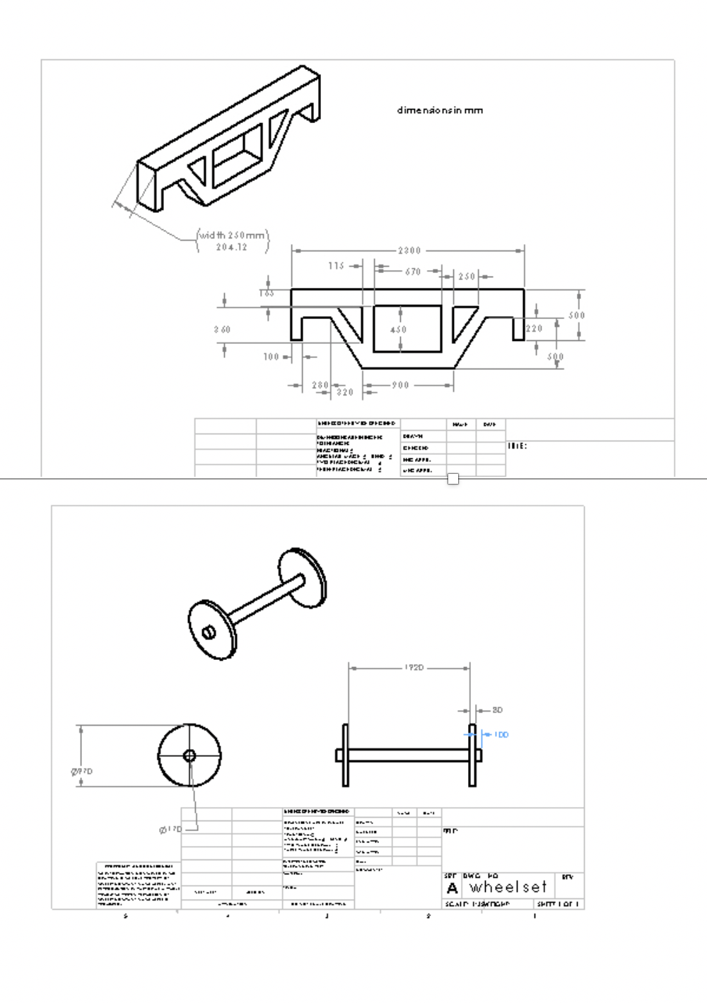 Task 1 - Wagon design kgm 1. four-axle freight wagon | Chegg.com