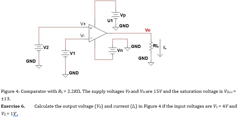 Solved Exercise 1. Calculate the output voltage (Vo) and | Chegg.com