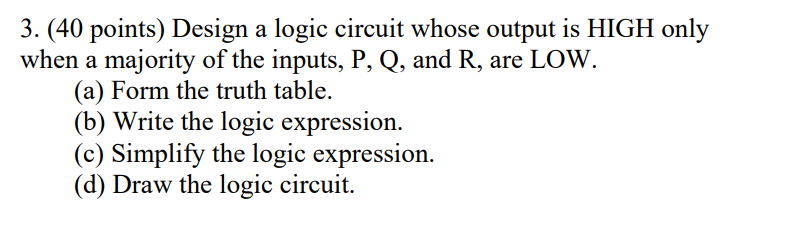 Solved 1. (30 points) Simplify the following logic | Chegg.com