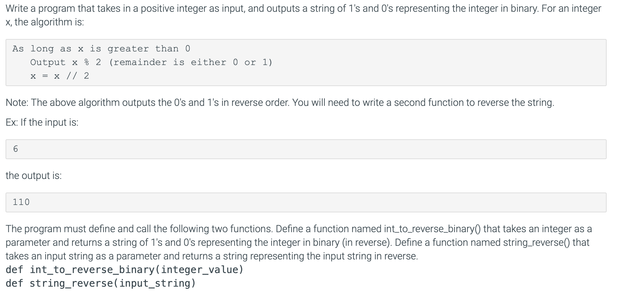 Solved Write a program that takes in a positive integer as | Chegg.com