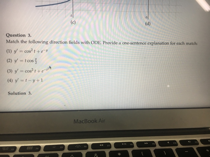 Solved (c) (d) Question 3. Match the following direction | Chegg.com