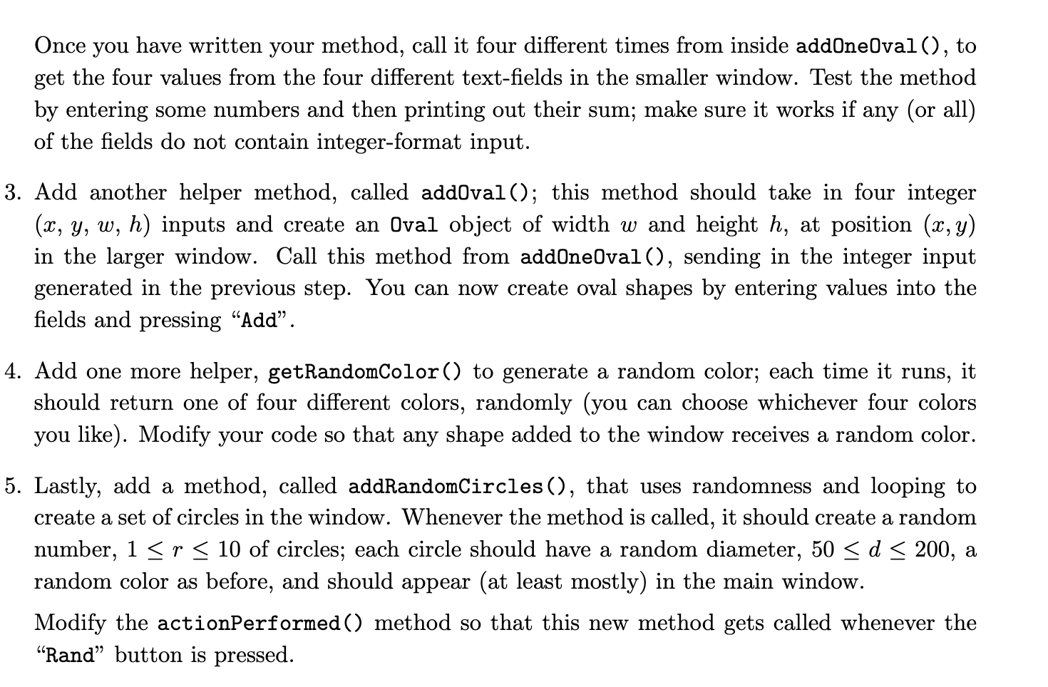 Solved Shapely Shapes X 100 w 100 у 200 h: 100 Add Rand | Chegg.com