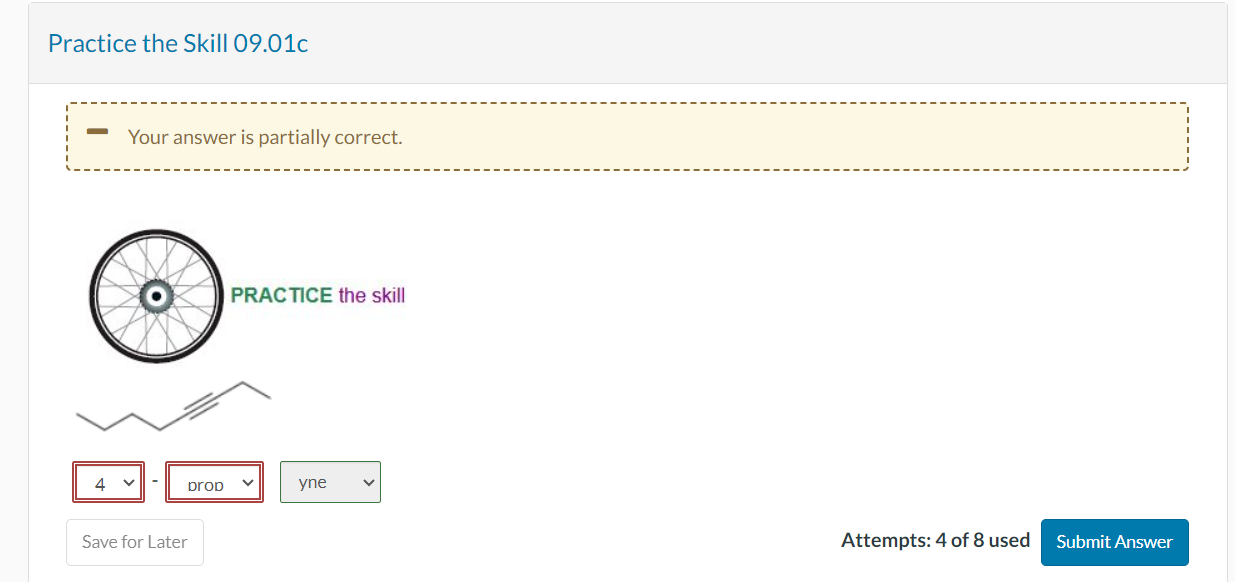 Solved Practice the Skill 09.01c - Your answer is partially | Chegg.com