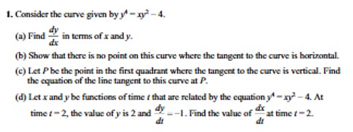 Solved Consider the curve given by y4-xy2-4.(a) ﻿Find | Chegg.com