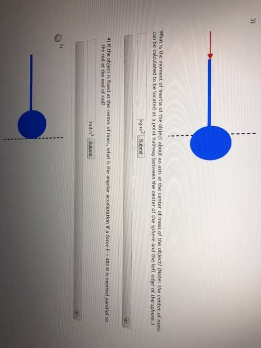 Solved Moment of Inertia An object is formed by attaching a | Chegg.com