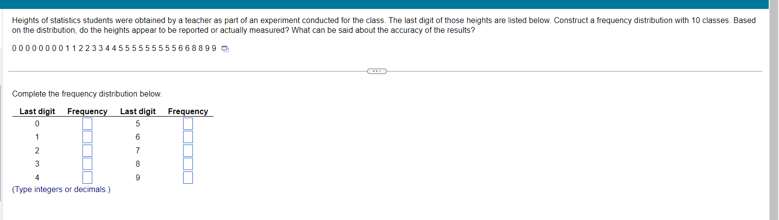 Solved Use the given categorical data to construct the | Chegg.com