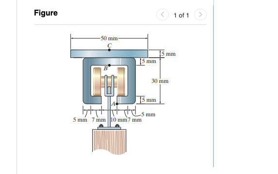 Solved The channel strut is used as a guide rail for a | Chegg.com