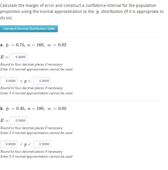 Solved Calculate the margin of error and construct a | Chegg.com