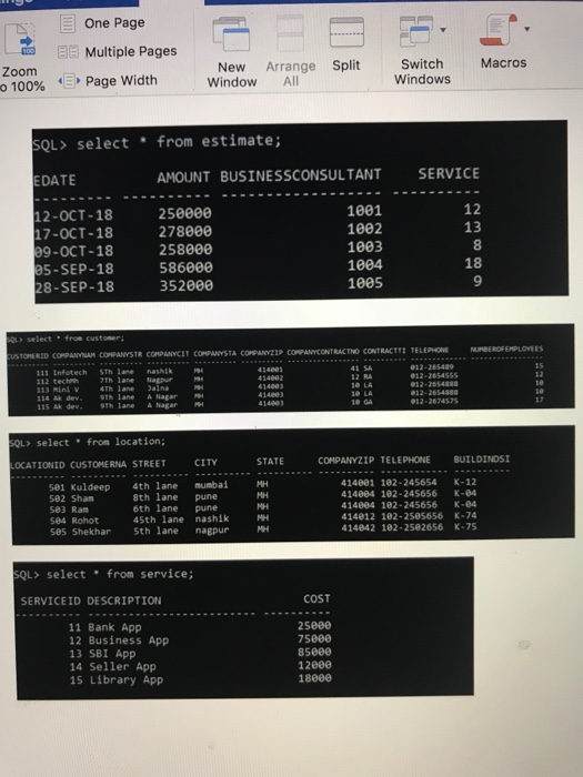 Solved For this lab you will be using SQL SELECT statements | Chegg.com