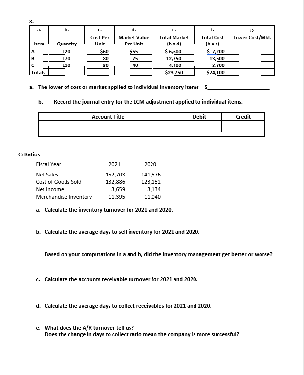 A) How do you calculate Net Sales? Enter the | Chegg.com