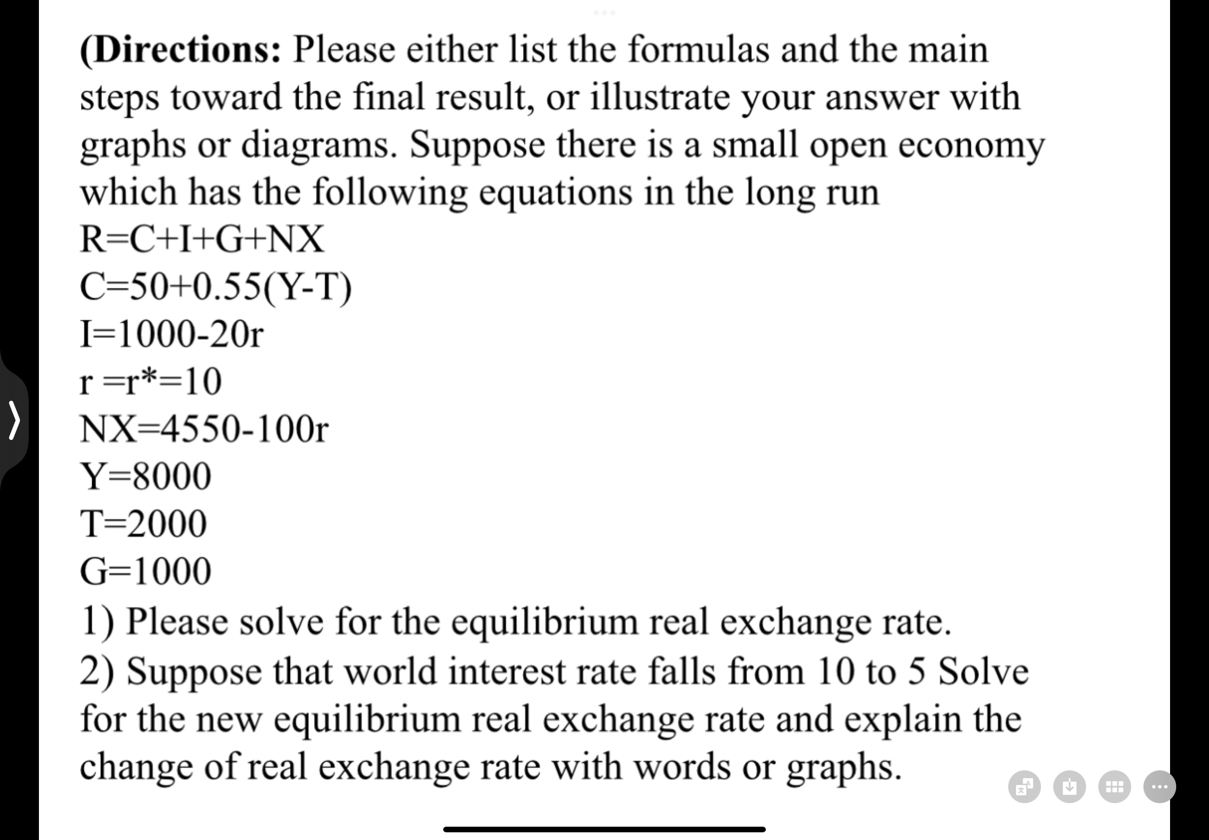 Solved (Directions: Please either list the formulas and the | Chegg.com