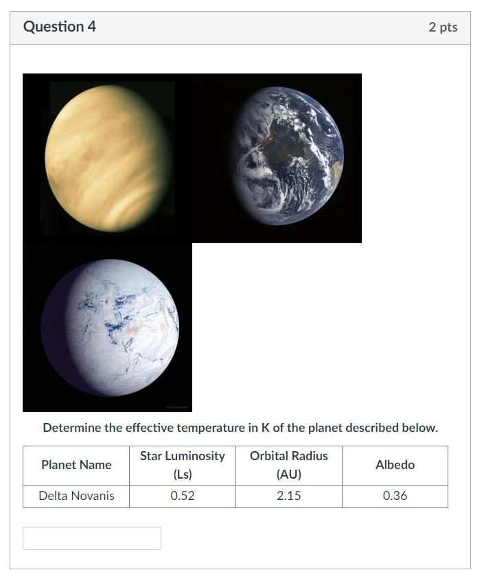 Solved Determine the effective temperature in K of the | Chegg.com