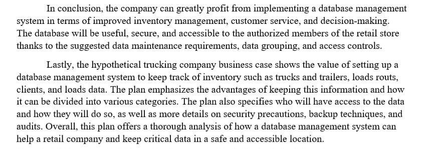 Solved SQL Assignment Now that you have a fully developed | Chegg.com