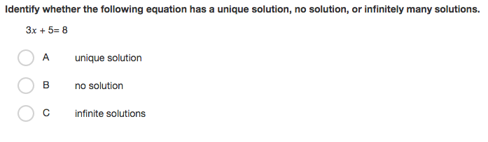 Solved Identify whether the following equation has a unique | Chegg.com