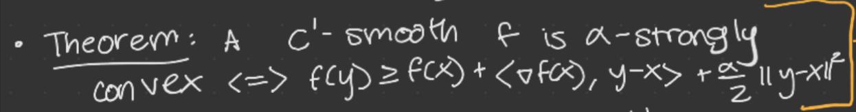 Solved - Theorem: A C′-smooth f is α-strongly convex | Chegg.com