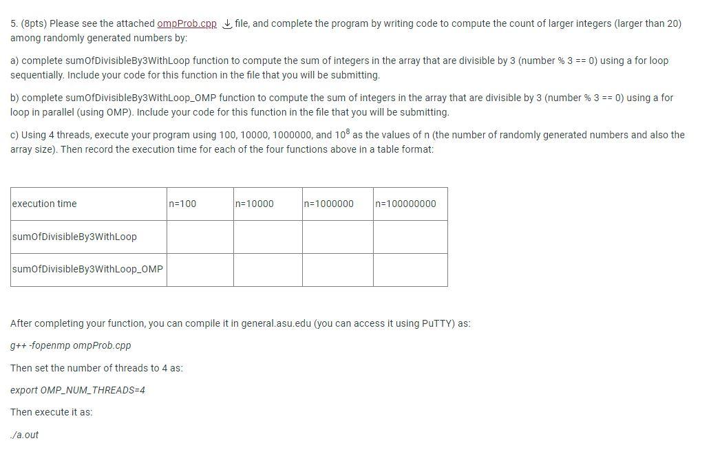 Solved /* * This program generates a list of n random | Chegg.com