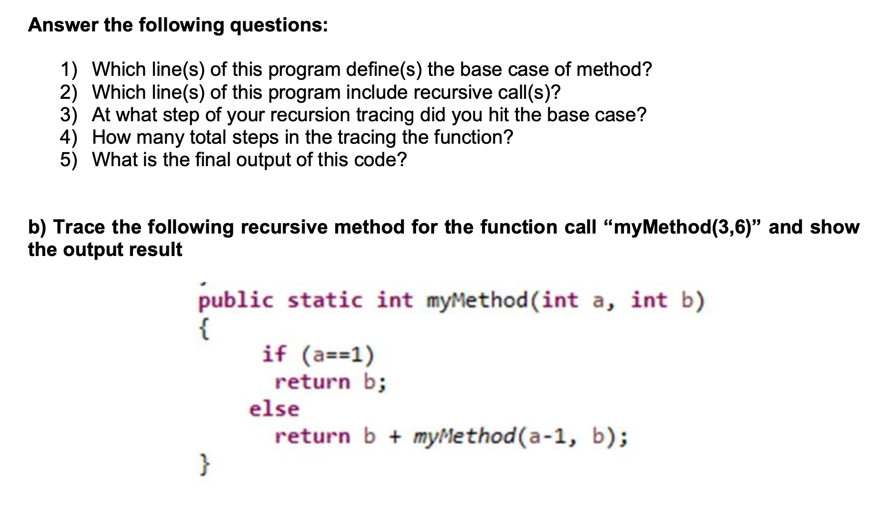 Solved Answer the following questions:1) ﻿Which line(s) ﻿of | Chegg.com