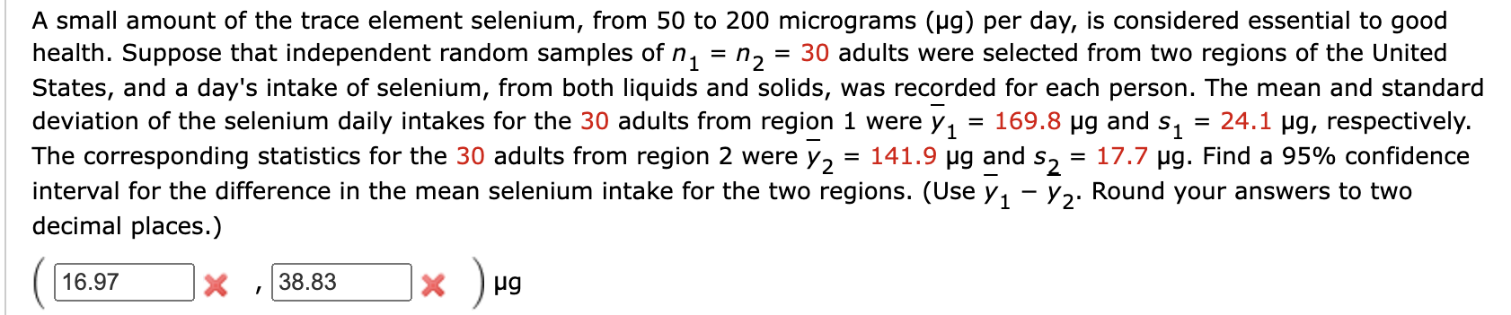 Solved A small amount of the trace element selenium, from 50 | Chegg.com