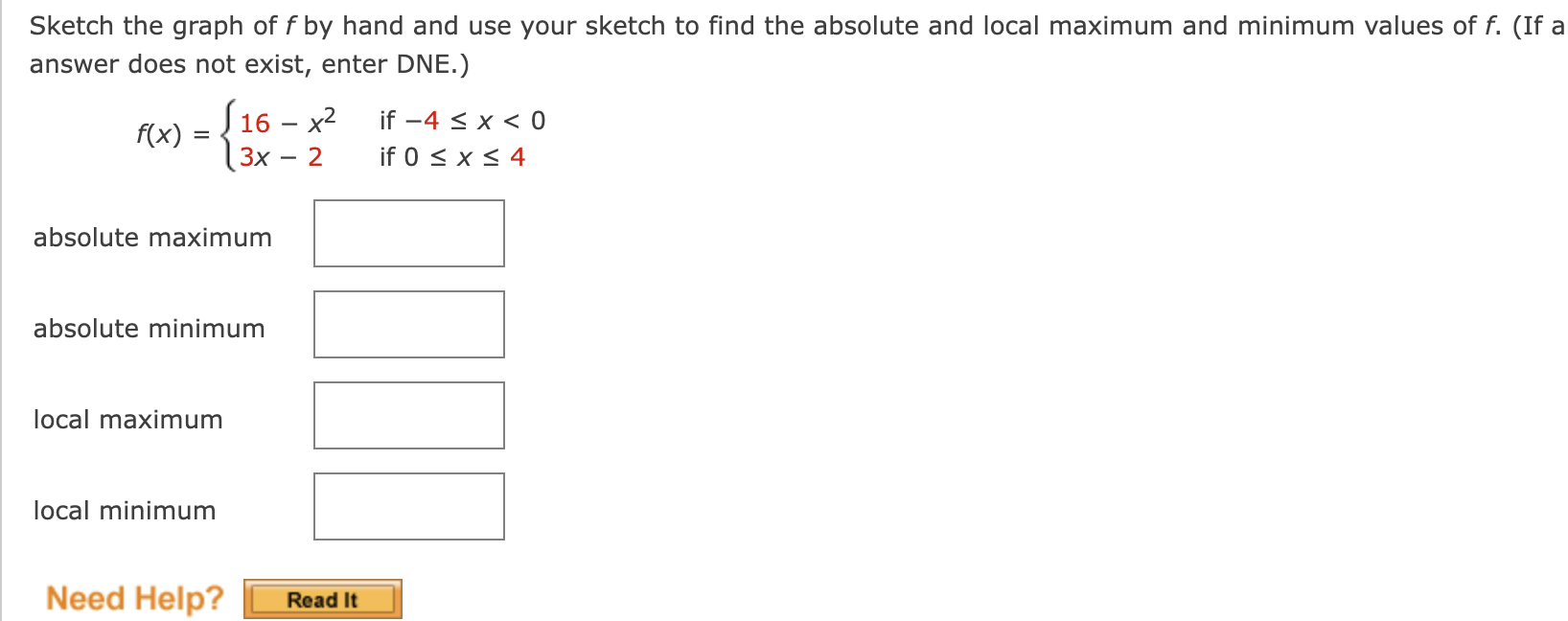 Solved Sketch the graph of f by hand and use your sketch to | Chegg.com
