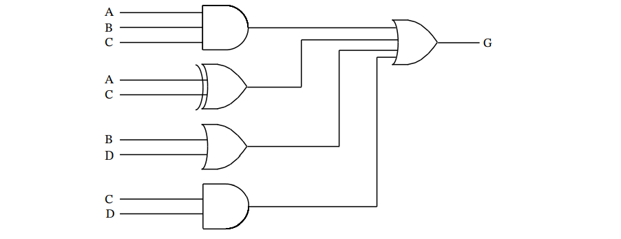 Solved ೧ ದ + A B G A с B D UA с D | Chegg.com