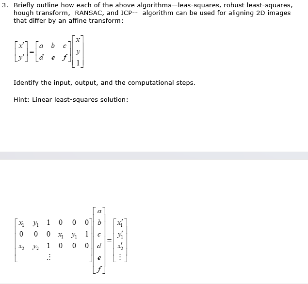Solved Briefly Outline How Each Of The Above