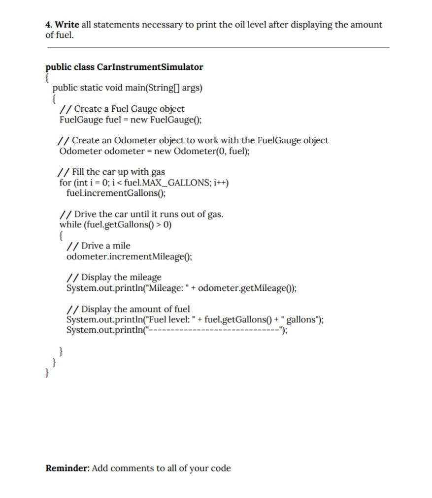 Solved Starting Out with Java: Early Objects. Question | Chegg.com